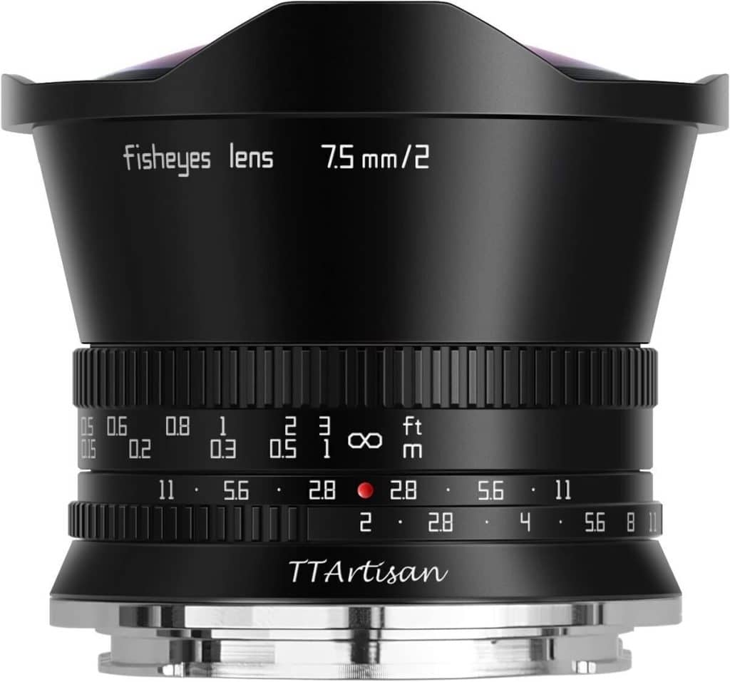 Test Du Tt Artisan Objectif Fisheye 7, 5 Mm F2.0 : ultra Grand Angle Aps-C